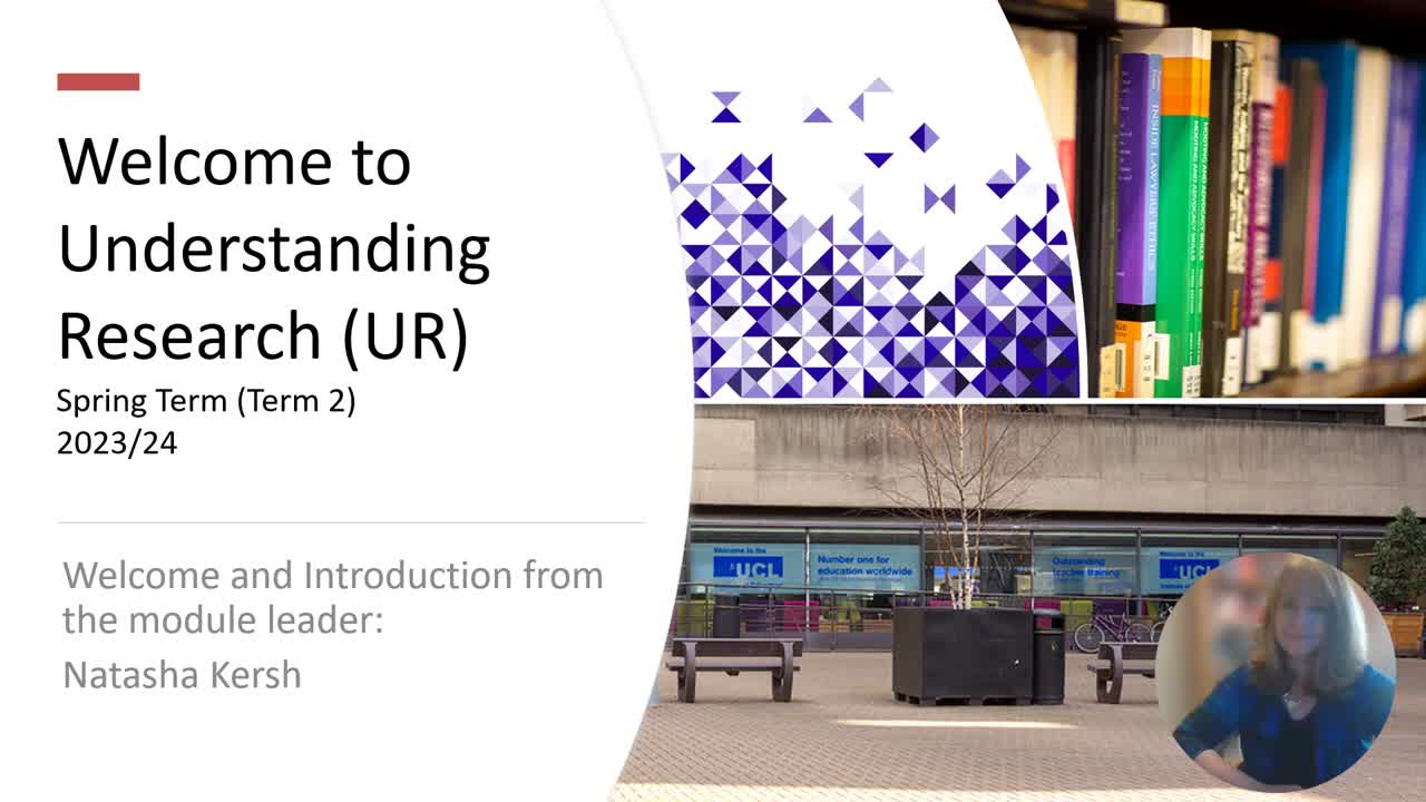 - Understanding Research- Induction Video