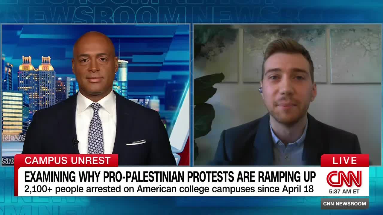 - Dr Benjamin Abrams discussing university campus protests on CNN 5 May ...