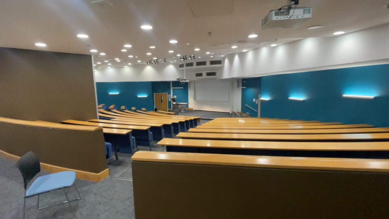 - Walking from the Main Quad to the Cruciform building LT1