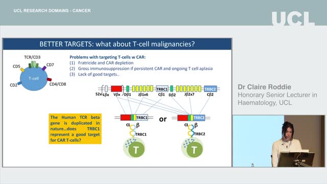 - Dr Claire Roddie - Cellular Immunotherapy for Cancer: better targets ...