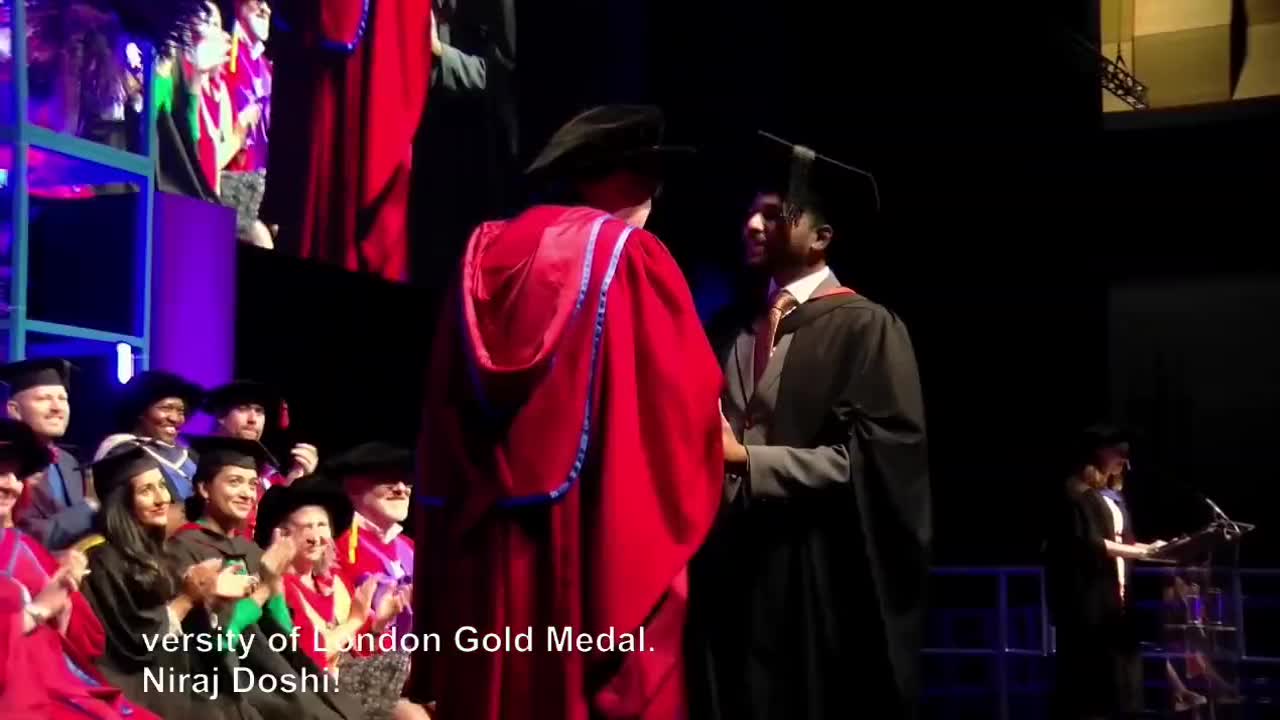 - UCL Medical School graduation ceremony MBBS 2023 - Niraj Joshi