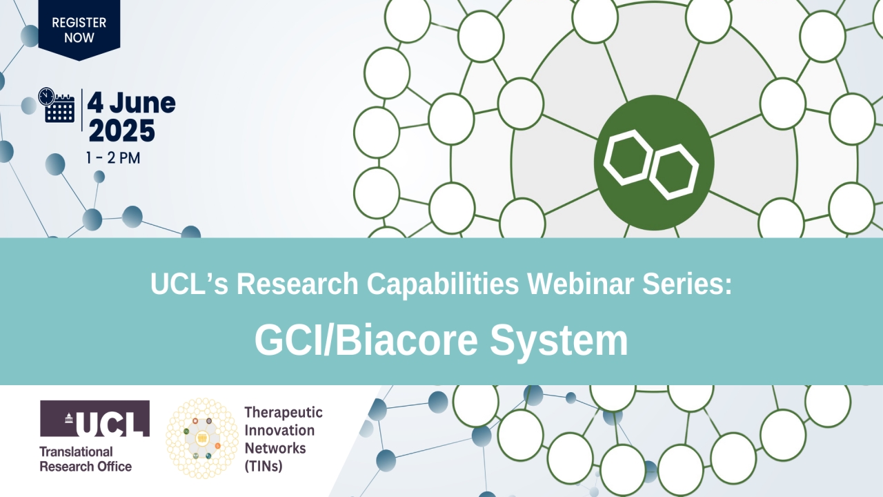 - TINs webinar: GCI/Biacore System