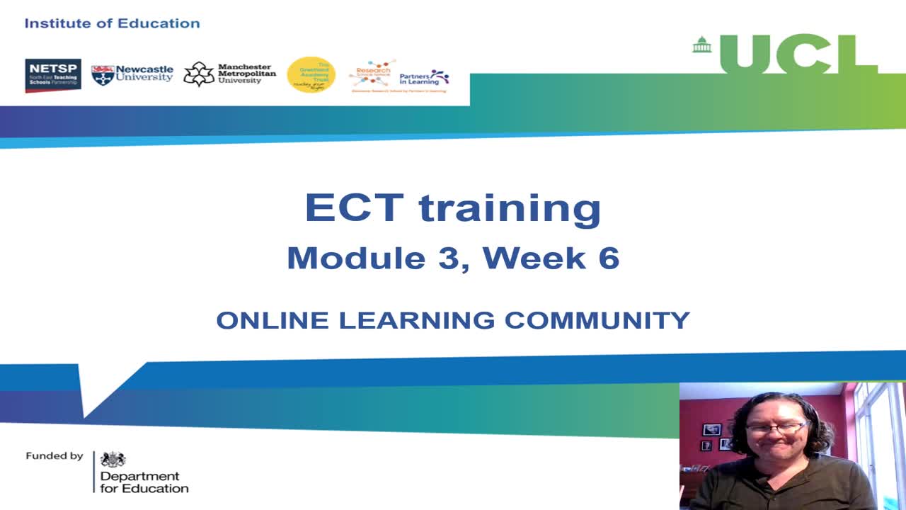 - Module 3 Week 6 ECT Training (OLC) - Recording