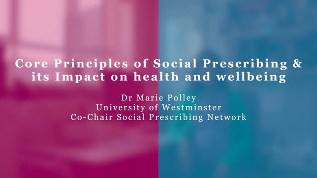 - Core principles of social prescribing and its impact on health and ...