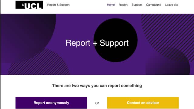 Introduction to Report and Support