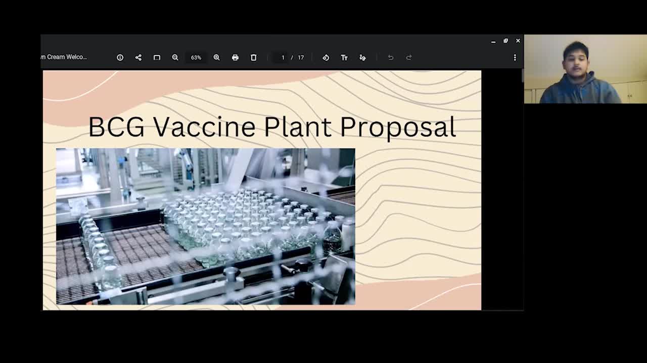 - Uganda BCG vaccine plant proposal