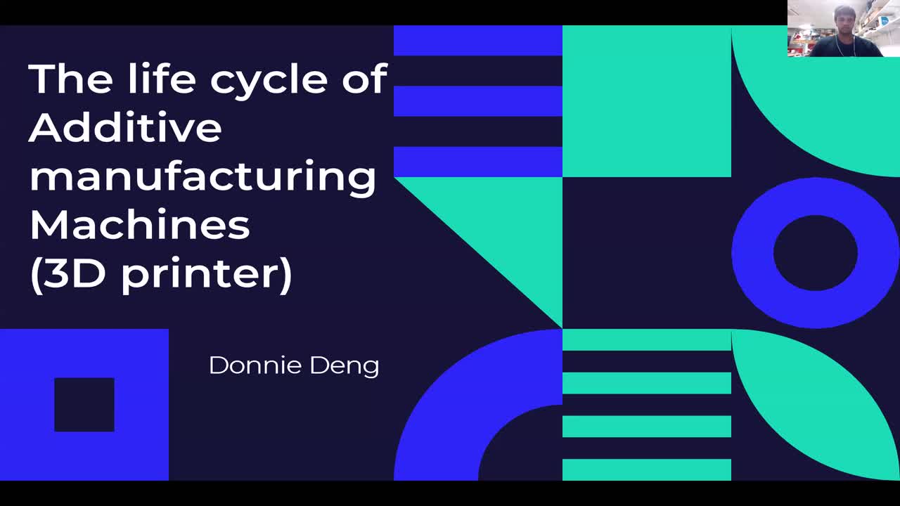 - 3D printer Life cycle presentation