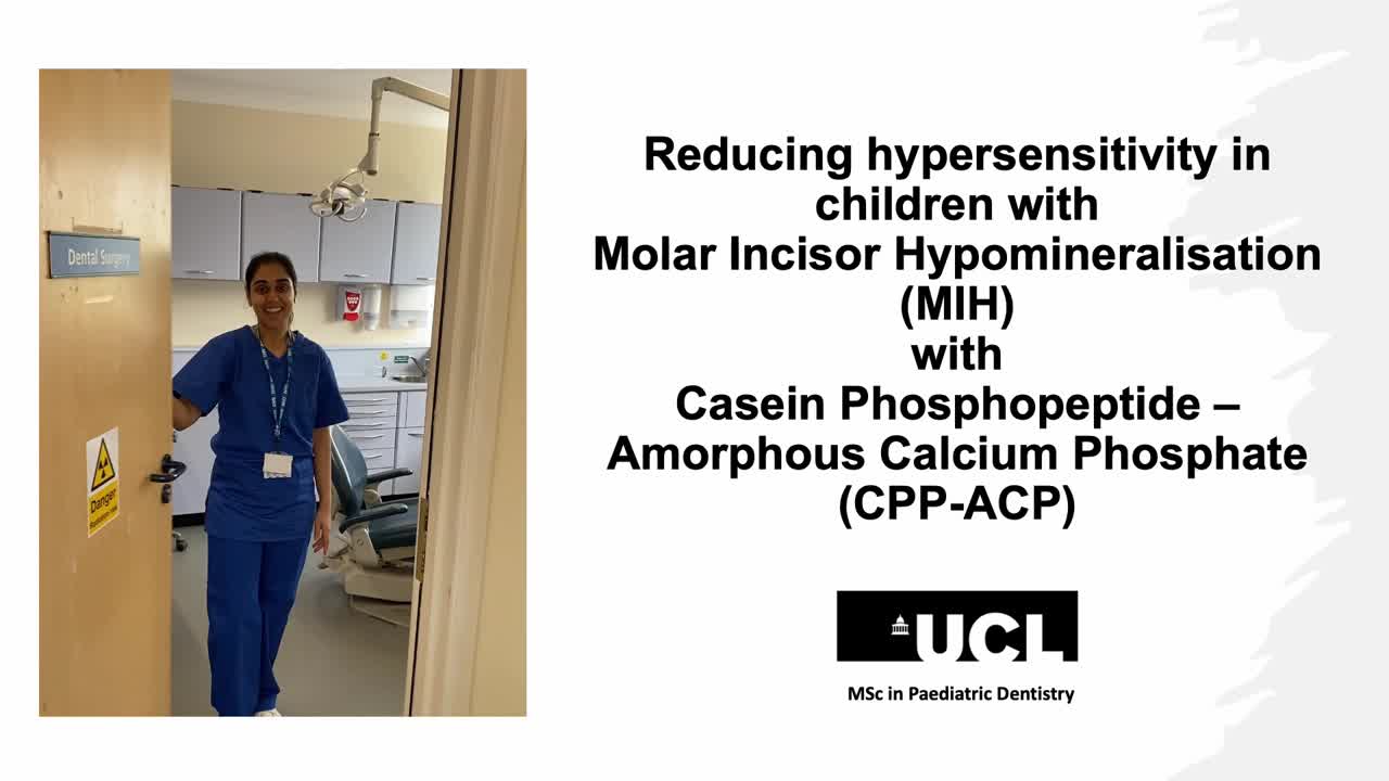 - Casein phosphopeptide - amorphous calcium phosphate (CPP-ACP) for reducing hypersensitivity in ...