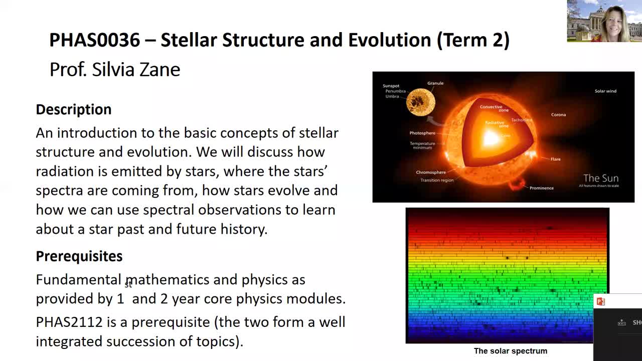 - PHAS0036: The Physics of Stars