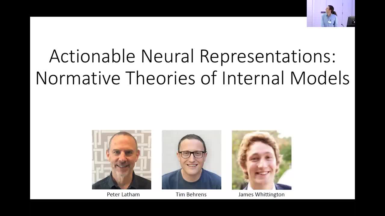 - William Dorrell - Actionable Neural Representations: Normative ...