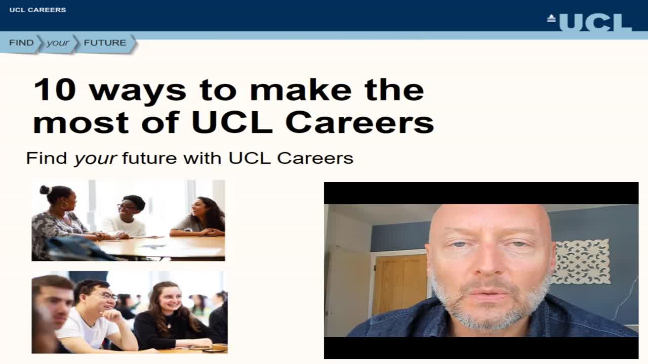 - Make the most of UCL Careers