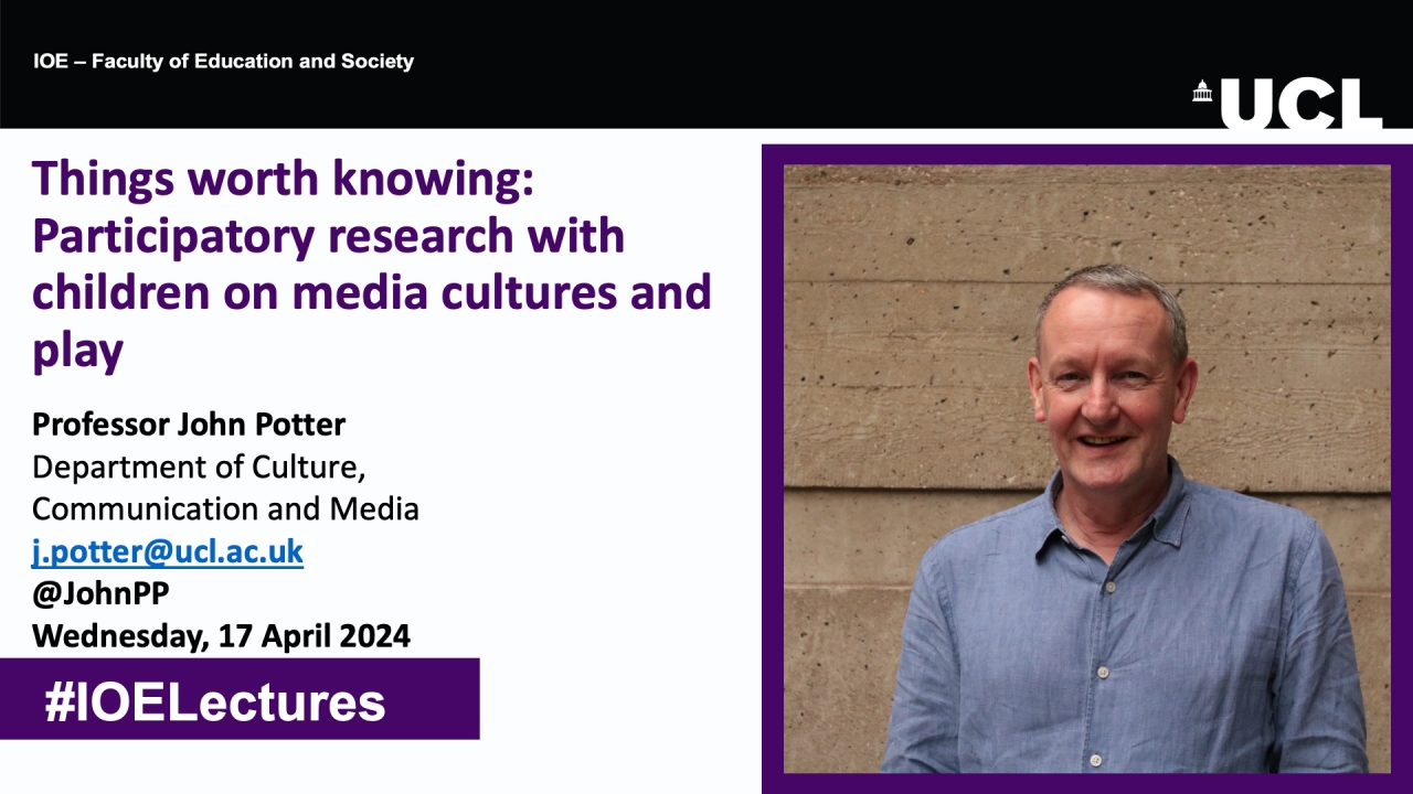 - Things worth knowing: Participatory research with children on media ...