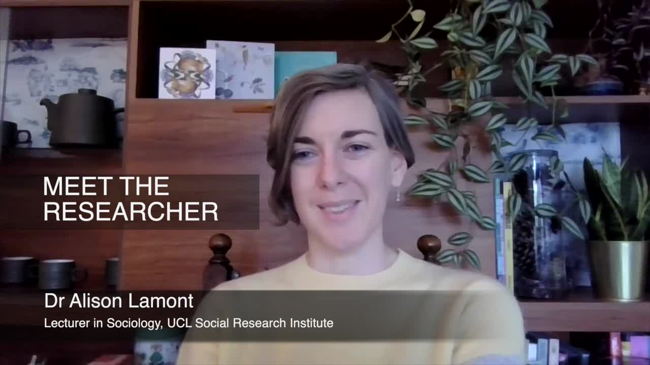 - Meet the Researcher - Dr Alison Lamont