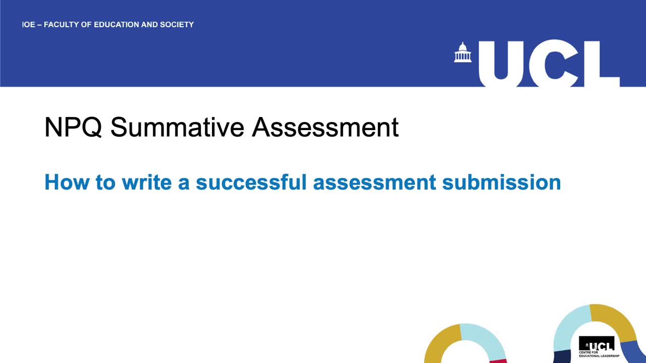 - NPQ Assessment webinar - July 2023