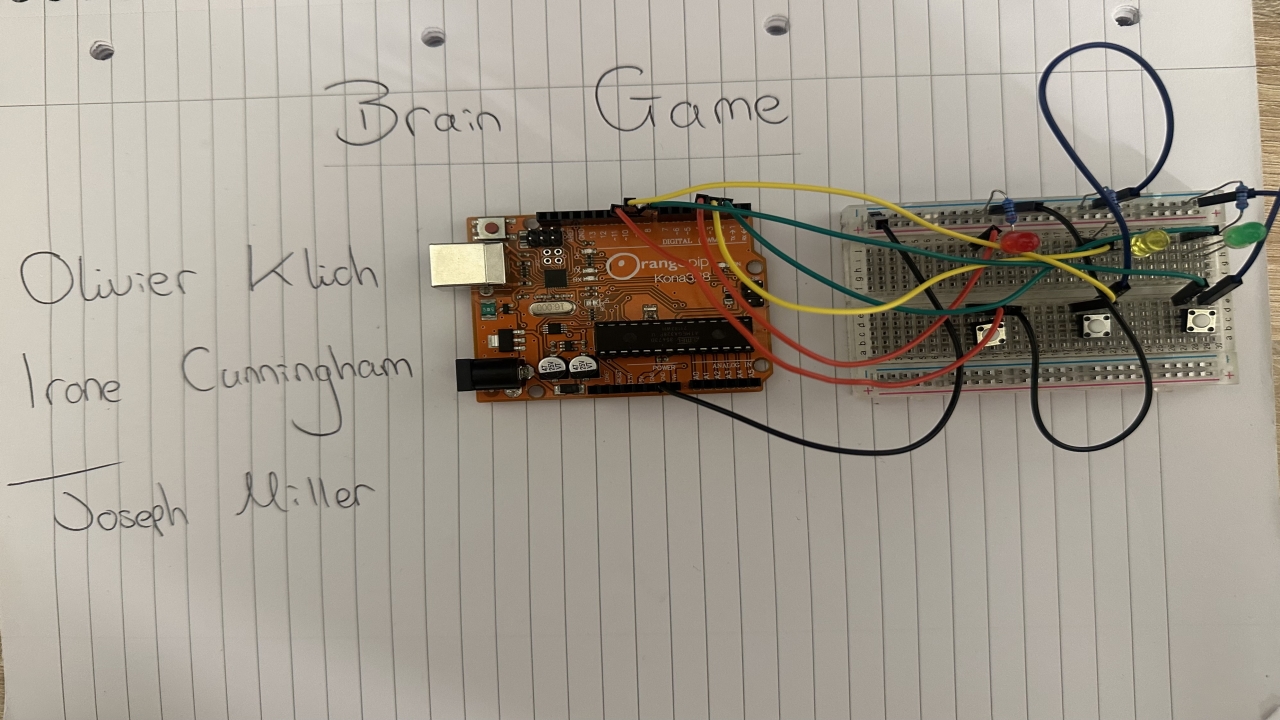 - Arduino Project - Brain Game - ENGF0035