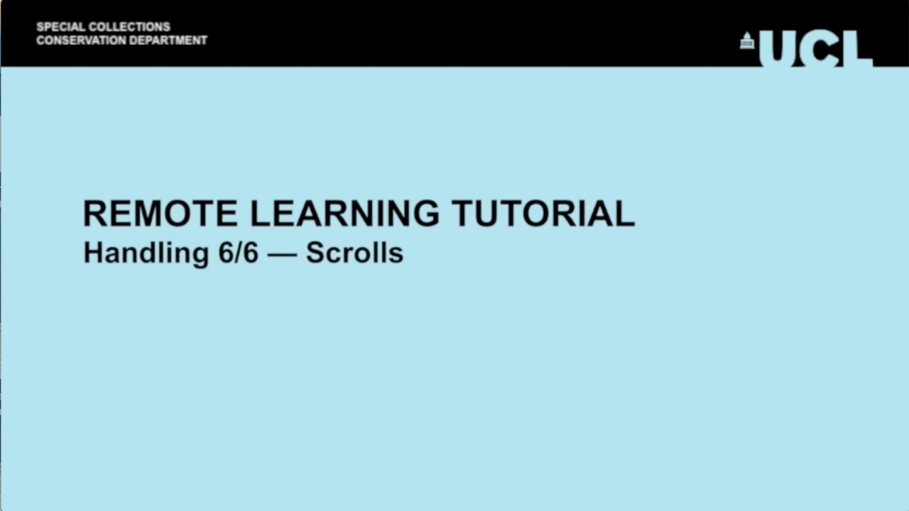 - Handling tutorial: Scrolls