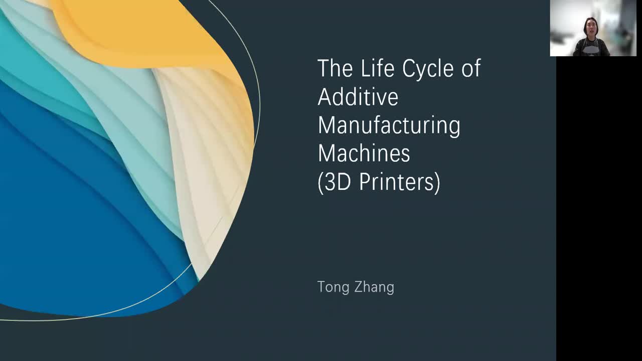 - 3D Printer Life Cycle Presentaion Tong Zhang