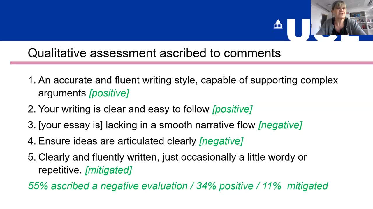 - Subject tutor feedback on student writing: communicating qualities of ...