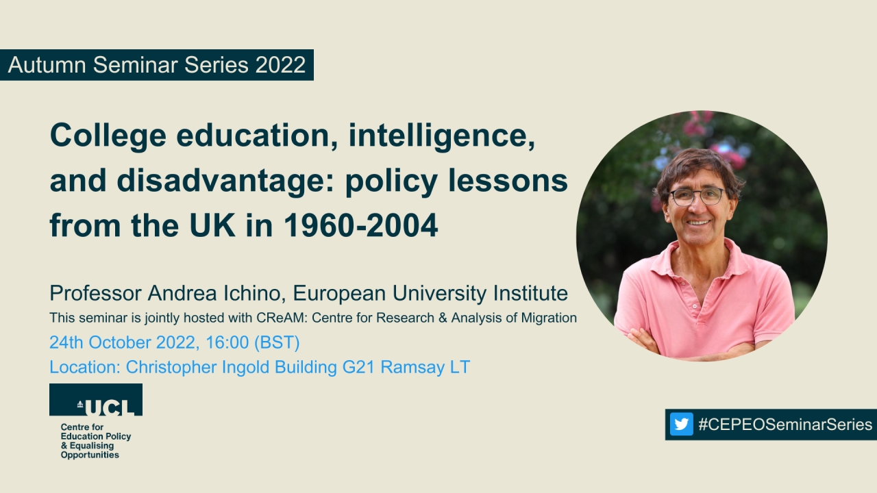 - College education, intelligence, and disadvantage: Policy lessons ...