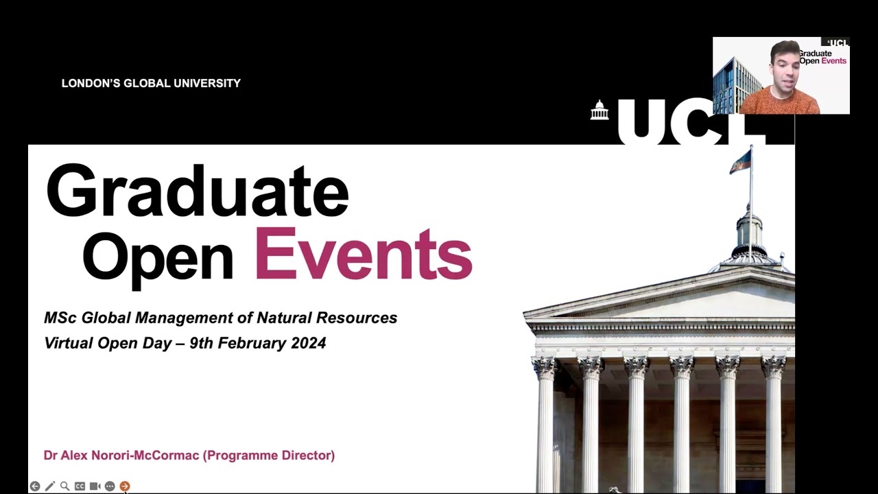 - Graduate Open Event - Global Management of Natural Resources MSc - 9 ...