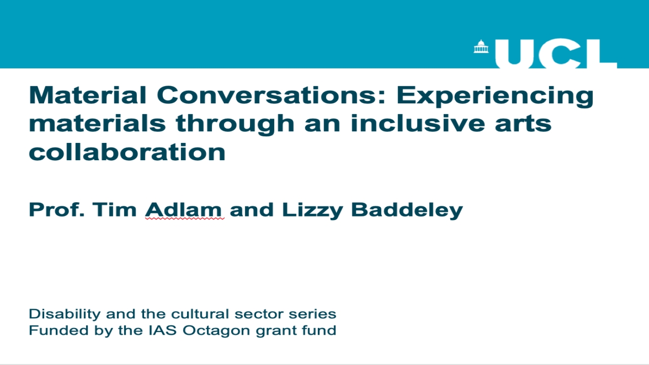 - Material Conversations: Experiencing materials through an inclusive ...