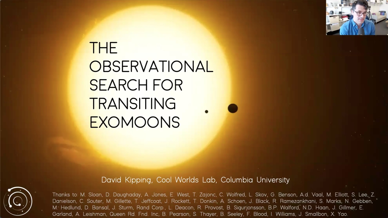 - The Observational Search for Exomoons - Prof David Kipping (Columbia ...