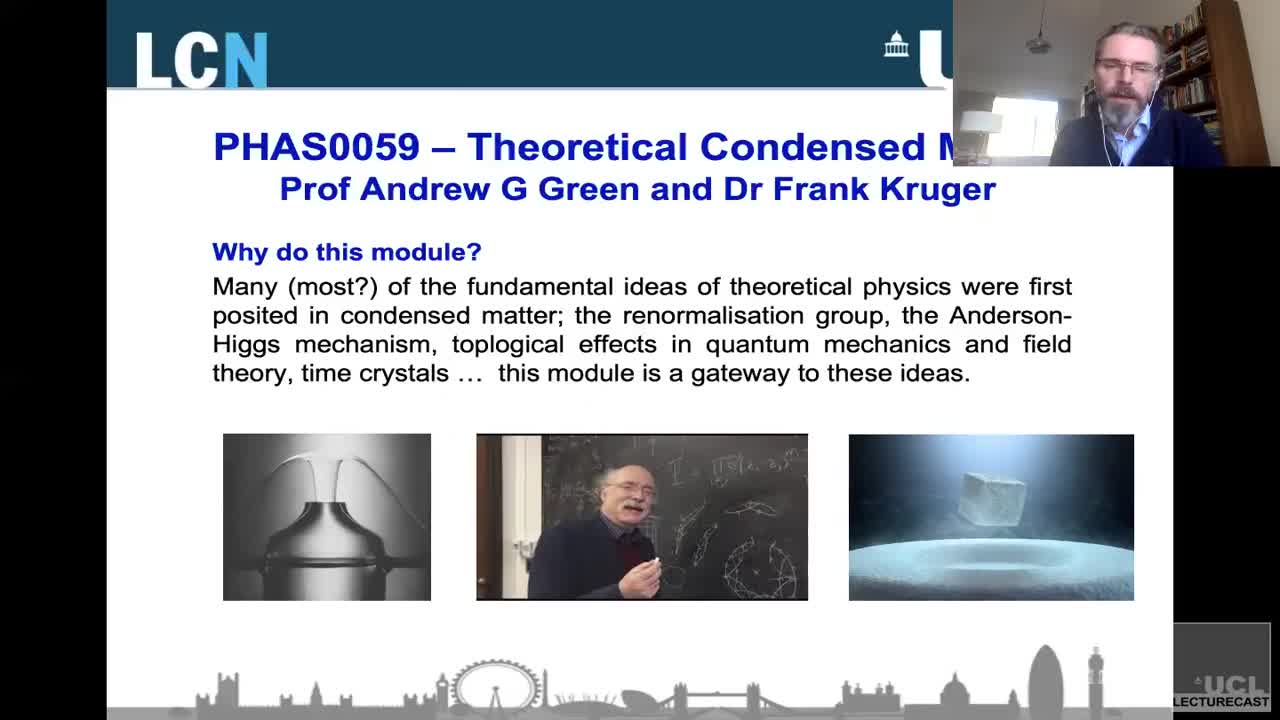 - PHAS0059: Theoretical Condensed Matter