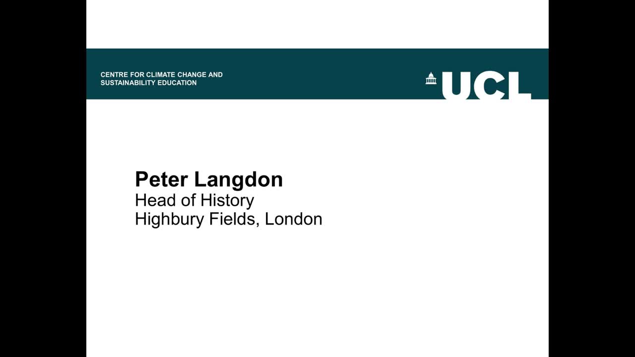 - CCCSE Peter Langdon Interview (Secondary History)