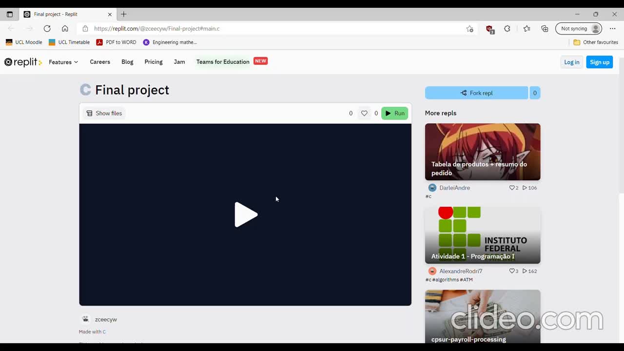 - Programming Coursework